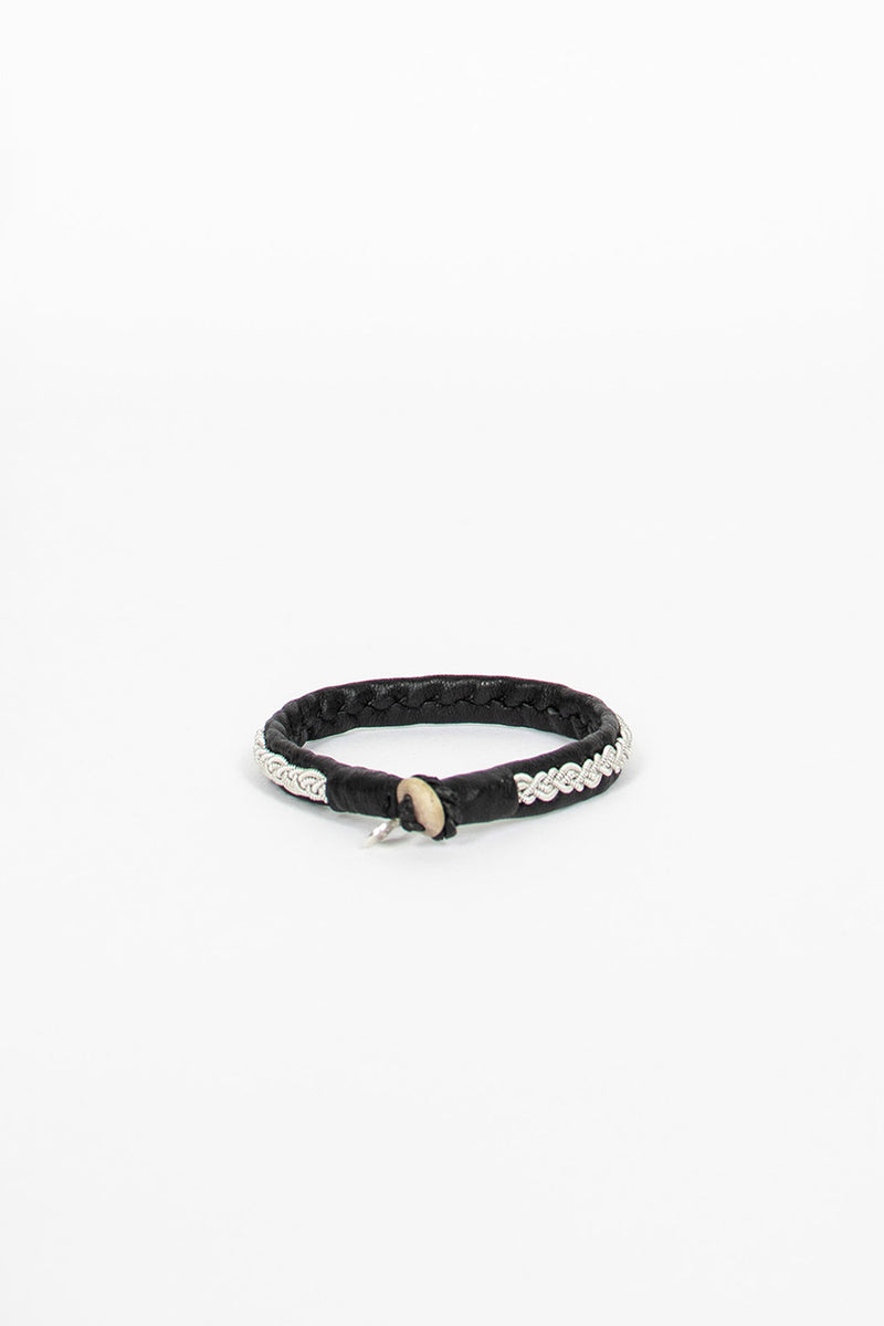 Maria Rudman Black Hide A Bracelet 6 – Envoy of Belfast