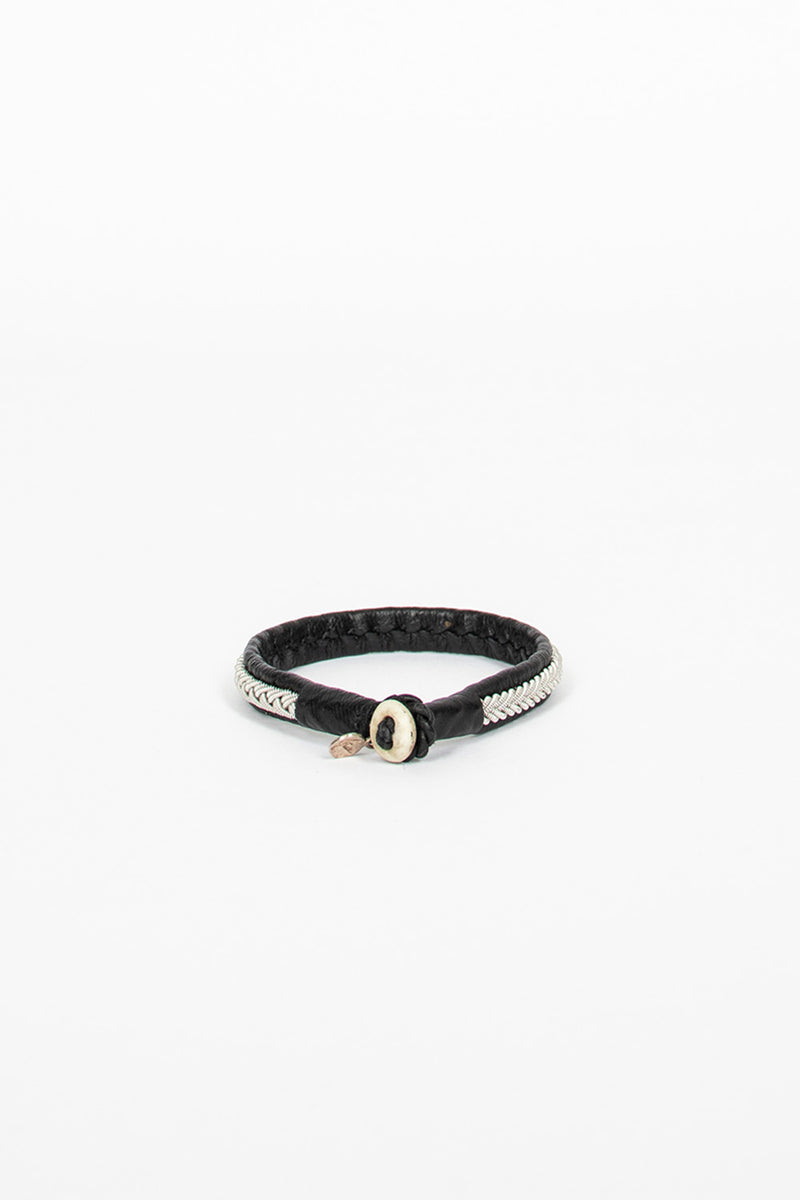 Maria Rudman Black Hide A Bracelet 8 – Envoy of Belfast